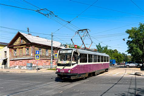 Нижний Новгород, Tatra T3SU КВР ТРЗ № 2681 — Фото — Городской ...