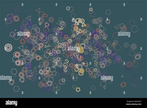 Shape Of Mixed Abstract Background Pattern Vector Illustration Graphic Stock Vector Image