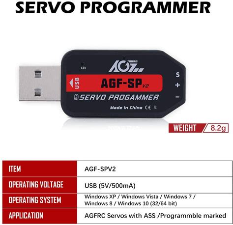 agfrc v3 usb program card for agfrc programmable servo rc supremacy