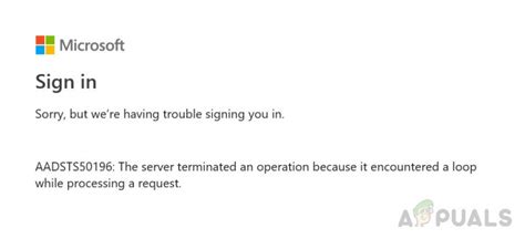 How To Fix Aadsts50196 Authentication Error On Windows 10