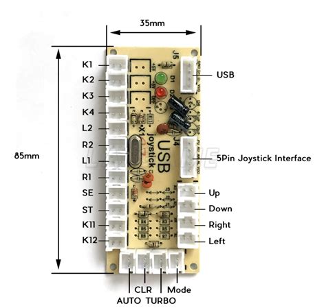 1 Player Keyboard Encoder Pincade Encoders