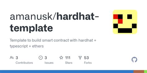 Github Amanuskhardhat Template Template To Build Smart Contract