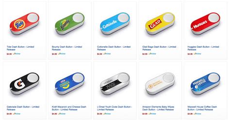 Amazon S Dash Buttons Are Here And You Can Buy Them For Fast Company