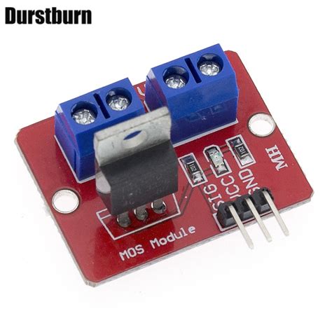 0 24v top mosfet button irf520 mos driver module for arduino mcu arm