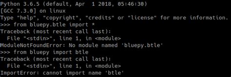 No Module Named Btle Issue Ianharvey Bluepy Github