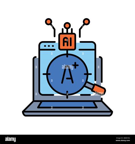 Automatic Grading Assignments Black Line Icon For Digital And Print