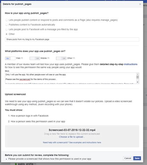 Facebook App Review Nextscripts