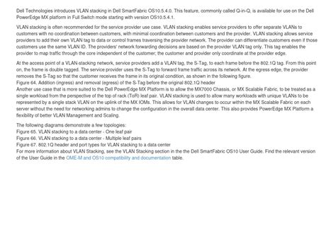 Vlan Stacking Dell Poweredge Mx Networking Deployment Guide Dell Technologies Info Hub