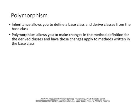 Ppt Inheritance Polymorphism And Interfaces Oh My Powerpoint