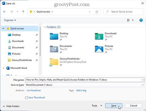 How To Customize Quick Access Folders In Windows 11