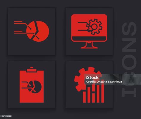 Set Pie Chart Infographic Pie Chart Infographic Computer Monitor With Graph Chart And Clipboard