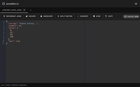 Json Editor 编辑、查看、格式化和验证json数据 Navtoai