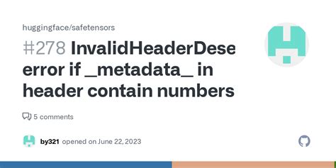 InvalidHeaderDeserialization Error If Metadata In Header Contain Numbers Issue
