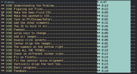 emacs org mode clock tables and charts stack overflow