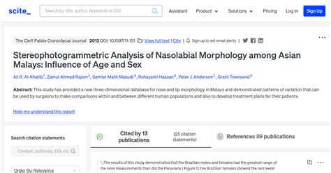 Stereophotogrammetric Analysis Of Nasolabial Morphology Among Asian