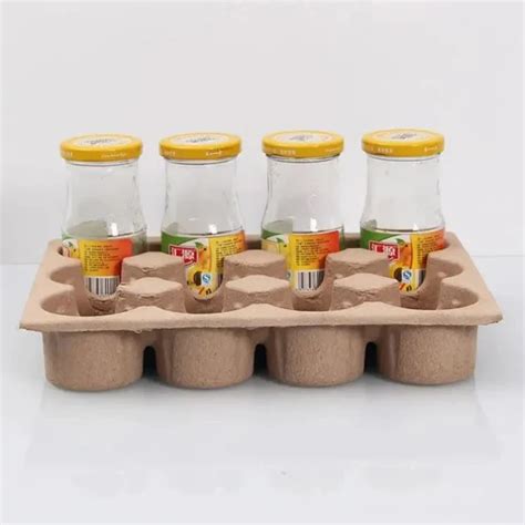 Molded Paper Pulp Insert Molded Pulp Packaging Electronic Molded Pulp Products Cosmetic Bottle