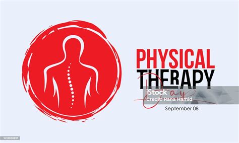 벡터 일러스트 레이 션 디자인 개념 세계 물리 치료의 날 매년 9 월에 관찰 2022년에 대한 스톡 벡터 아트 및 기타 이미지 2022년 2023년 9월 Istock