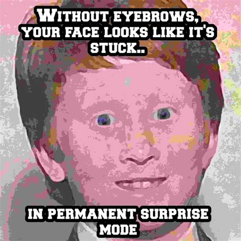 40 No Eyebrows Funny Memes And Jokes Roasthow