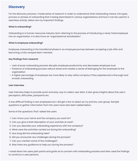 Employee Onboarding Case Study On Behance