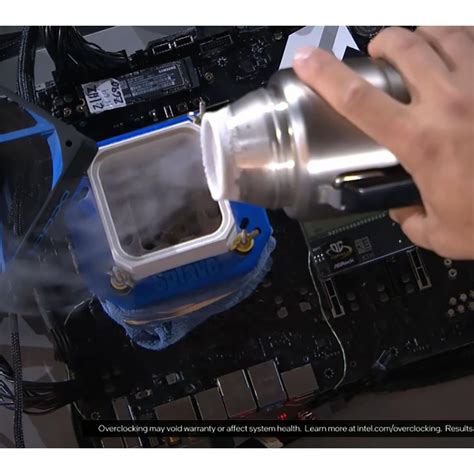 Liquid Nitrogen Computer Cooling System