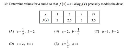 Solved 39 Determine Values For A And B So That F X A Blog Chegg Com