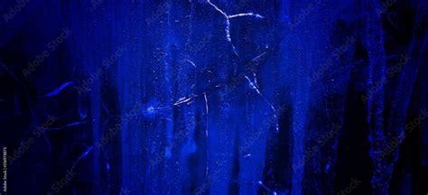 Scary Dark Blue Grunge Texture For Background Dark Blue Wall Horror