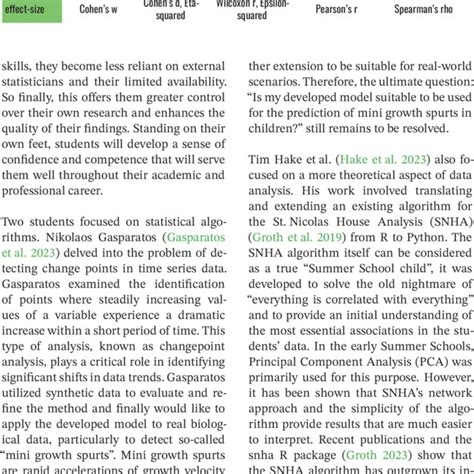 Main Descriptive And Inferential Methods And Measures For Bivariate