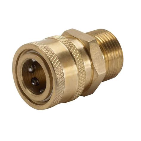 Ryobi 38 In Female Quick Connect X Male M22 Coupler For Most Gas And