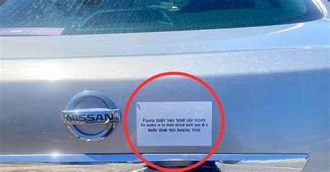 Homemade Bumper Sticker Stops Suicidal Person And Saves Their Life