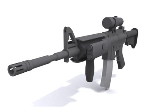 3d Model Special M4 Sopmod