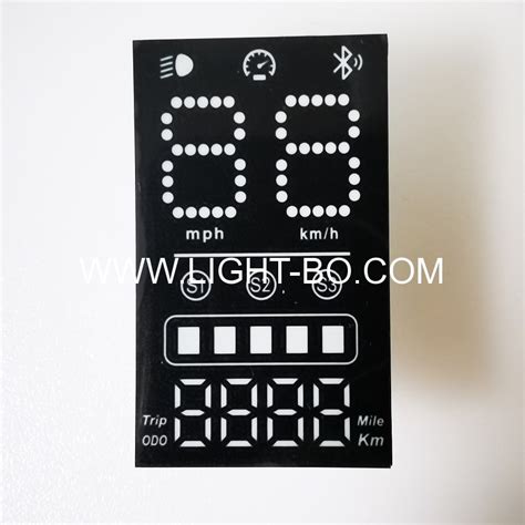 Ultra White Customized 7 Segment Led Display Module For Electric Vehicle Manufacturers And