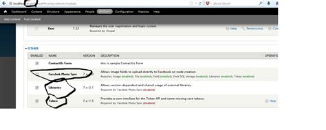 Php Drupal Unable To Install Facebook Photo Sync Module Stack Overflow