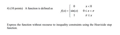 Solved Points A Function Is Defined As Chegg Com