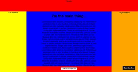 Sticky But Ugly Codesandbox