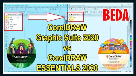 Perbedaan Coreldraw Graphic Suite 2020 Dengan Coreldraw Essentials 2020 Youtube