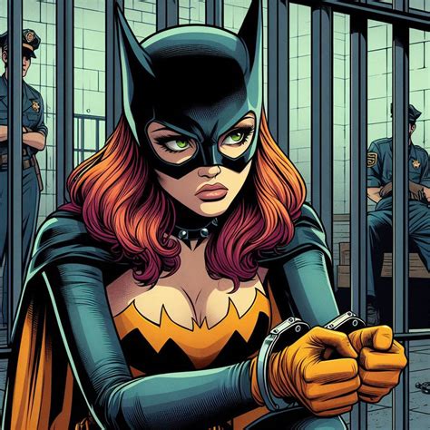 Batgirl In A Prison Cell By Darkfoxai On Deviantart