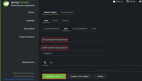 Eureka Naming Server Online Tutorials Library List