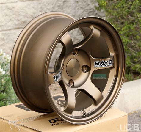 Rays Volk Racing Te37 Wheels 14x7 4x114 3 0 Offset Bronze Concave