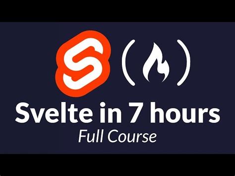 Free Video Learn The Svelte Javascript Framework Full Course From