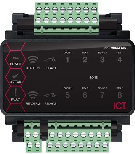 Protege Half Din Rail 2 Door Expander With Rs 485 Reader Ports Ict Access Control Inaxsys