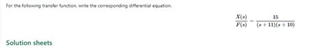 Solved Using The Analytical Solutions Calculate Inverse Chegg