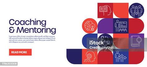 Line Icons를 사용한 코칭 및 멘토링 관련 디자인 단순 윤곽선 기호 아이콘 교육 웨비나 지식 개선 강사에 대한 스톡 벡터 아트 및 기타 이미지 Istock