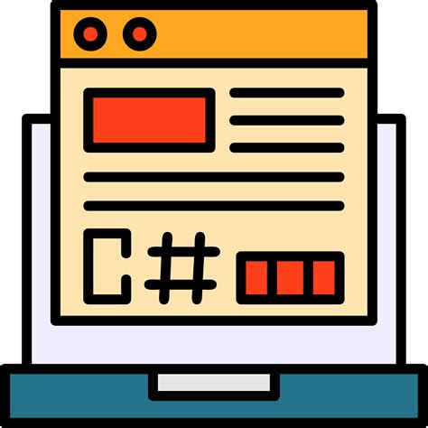 C Sharp Icon Design 49174544 Vector Art At Vecteezy