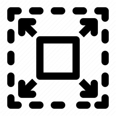Resize Resizing Expand Extend Shape Object Icon Download On Iconfinder