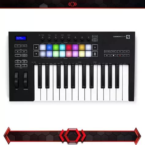 Launchkey 25 Mk2 Novation Teclado Mini Con Pads Y 8 Knobs Envío Gratis
