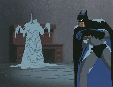 DC Comics Studio Artists Batman The Animated Series Original Cel On Original Background