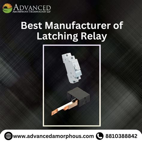 Best Latching Relay Provider — Advanced Amorphous Advanced Amorphous Medium