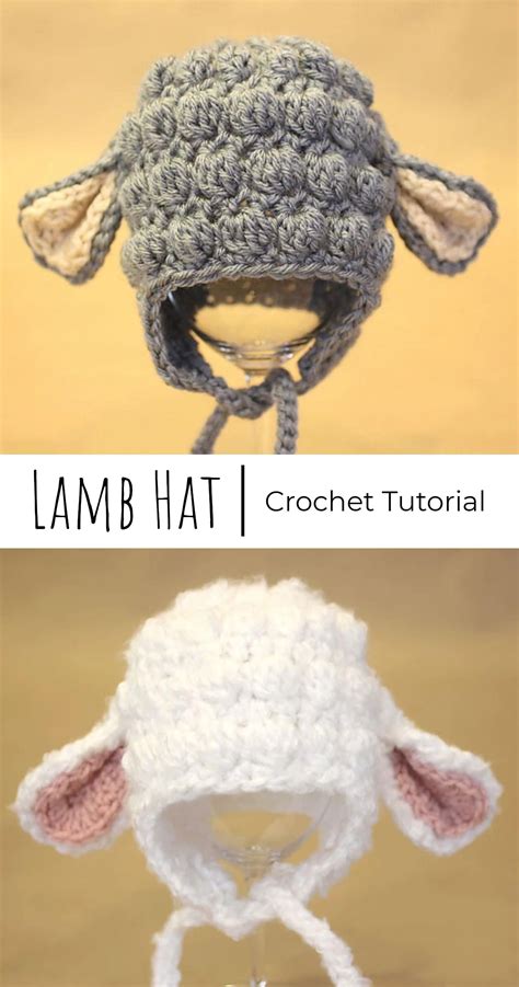 Crochet Lamb Hat Artofit