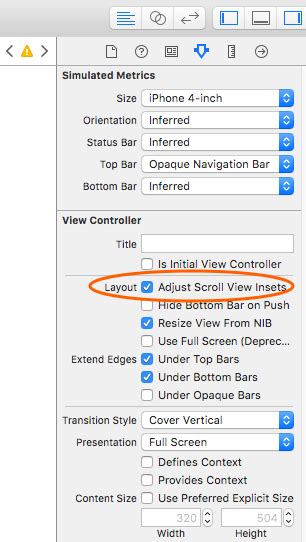 Ios Strange Top Spacing For Scrollview Stack Overflow