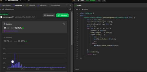 anshuman patel on linkedin day68 100daysofcode leetcode